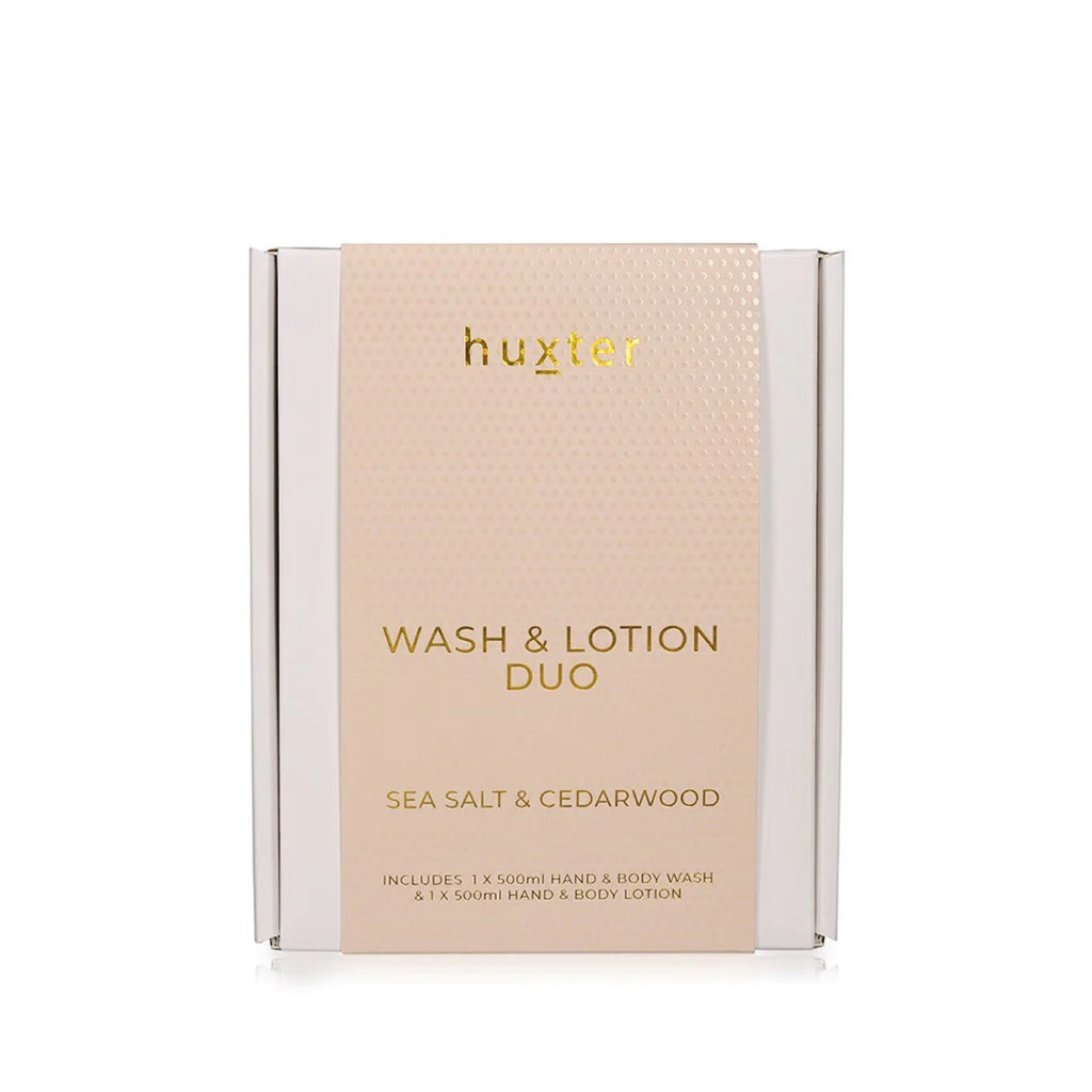 HUXTER WASH AND LOTION DUO – The Essential Candle Company